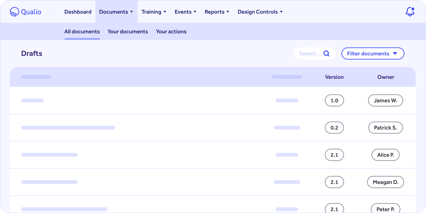Qualio — Easy design controls software — #1 rated cloud-based QMS